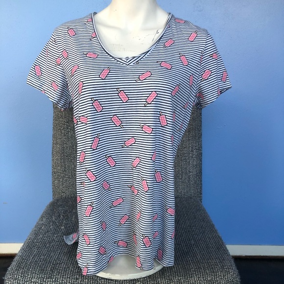 Grayson Threads | Tops | Grayson Threads Popsicle Print Striped Tee ...